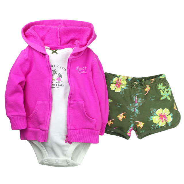 American carters Carter genuine new pure cotton summer baby set