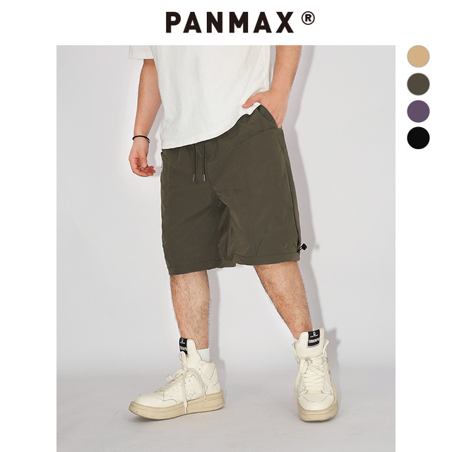 PANMAX plus size trendy brand men's pants plus loose sports shorts ...