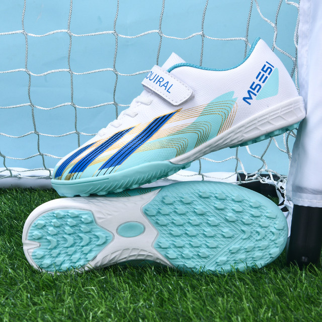 Messi's New Velcro Football Shoes for Men and Women kids Students Tfmg ...