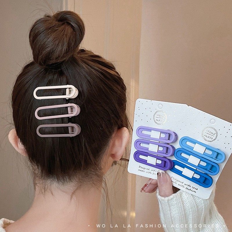 3 hair clips forehead bangs clip side female headdress hairpin hair ...