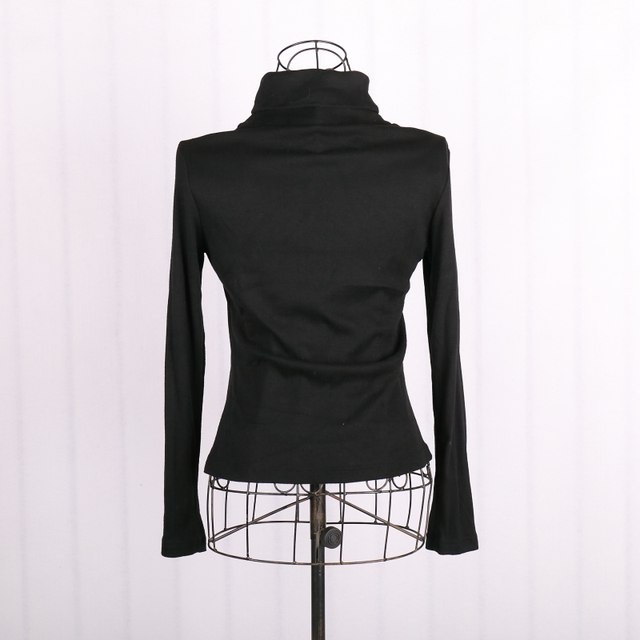 Autumn ladies' clothing stunning stitching long -sleeved round neck ...