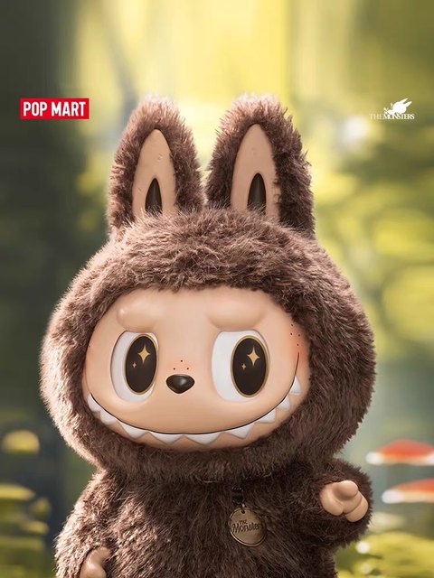 Bubble Mate Zimomo Mengjiao Big 58 cm Labubu leader doll plush doll gift genuine