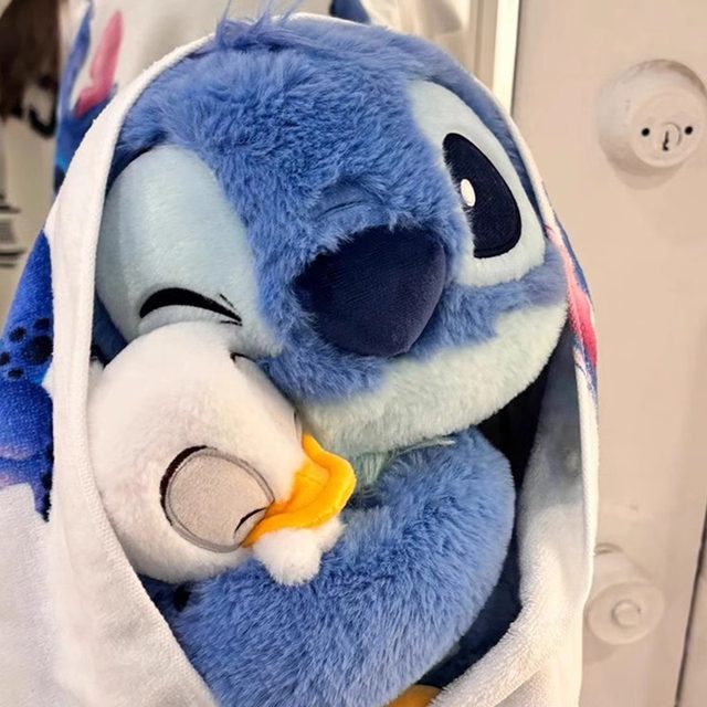 Stich doll Large size hug duck Donald duck doll pillow Stitch plush toy ...