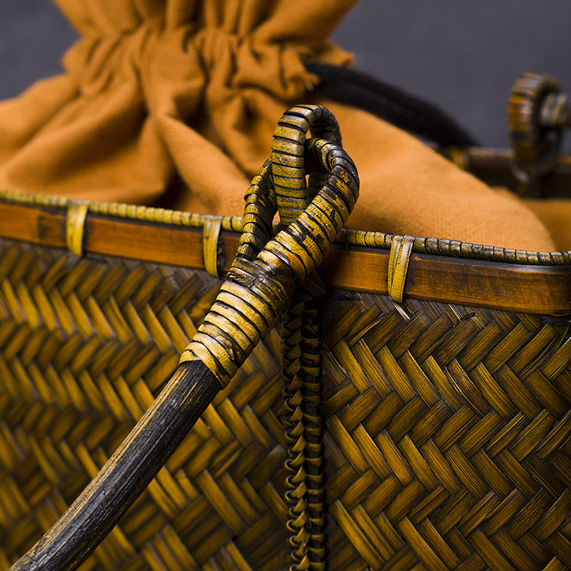 Bamboo Woven Bag - Handmade Zen Style Handbag