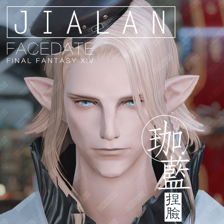 ff14 final fantasy 14 pinch face data face elf male fine forest