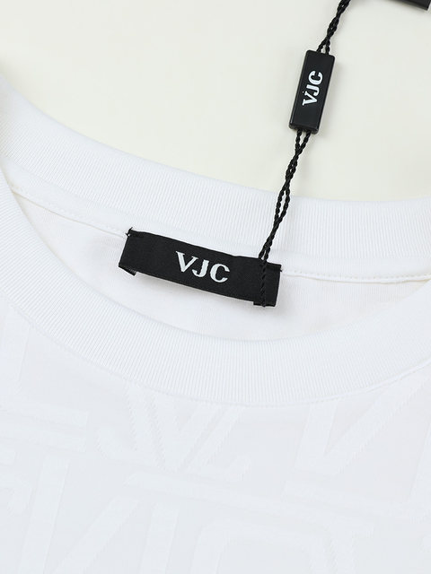 VJC/VJC 2025 Spring New Men's Fashion Long Sleeve Jacquard Sweater Casual and Ever-Match B24AE1605