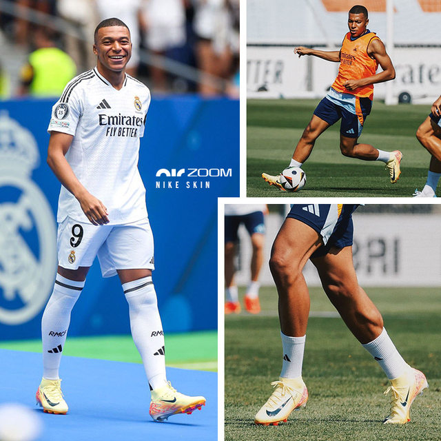 Nike Nike Mercurial 16 Mbappe exclusive color matching high-top TF ...