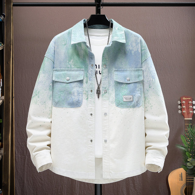 Denim jacket spring and autumn new style junior and high school jacket ...