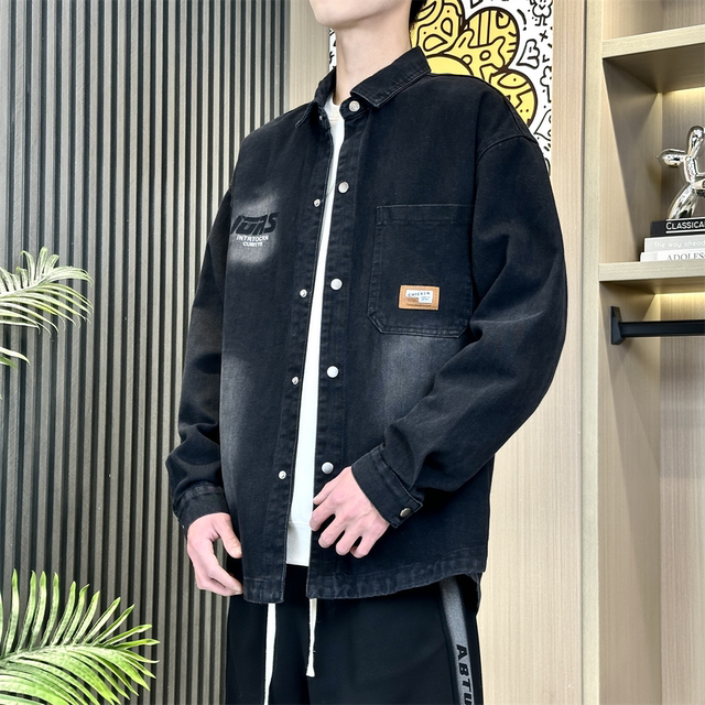 Spring and autumn new denim jackets for high school students boys and ...