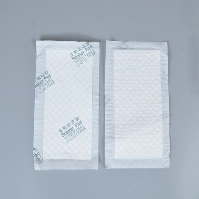 Fresh water -absorbing pads salmon beef steak cold fresh meat blood ...