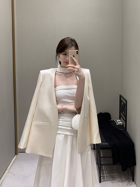 Tongse Songxia Suit Breathable Natural Acetate Satin Suit Casual ...