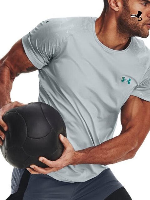 Under Armor UA short-sleeved men's quick-drying breathable RUSH ...