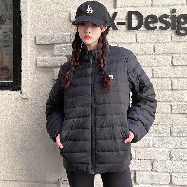 MLB couple down jacket for men and women with NY embroidery small label ...