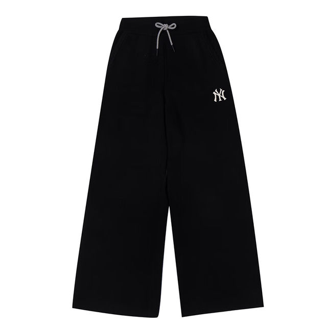 24 New MLB Sports Pants Women's NY embroidery small label loose casual ...