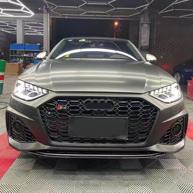 Suitable for 09-24 Audi A4L modified RS4 surround front and rear bumpers, front shovel rs4 ...