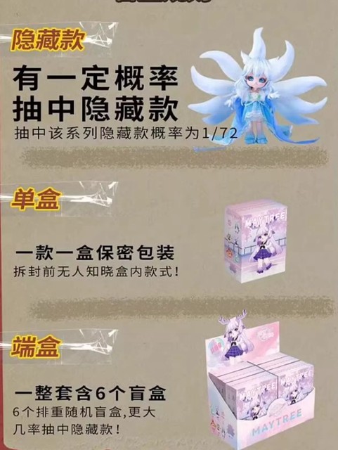 MAYTREE Alien Beast Record BJD Blind Box Articulated Action Figure ...