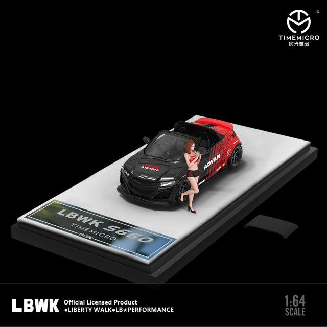1:64 Car Model Honda S660 LBWK Advan Bay Petroleum JDM Solid Car Model ...