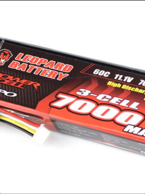Leopard brand NERO FAZON 7000MAH 3S 11.1V 60C Big N Big F Big C lithium ...