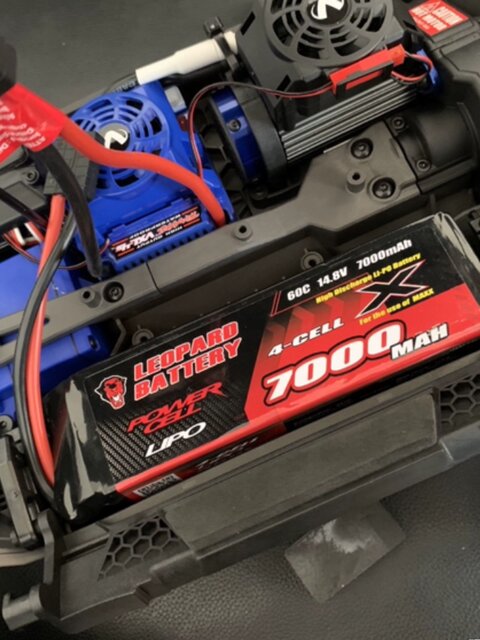 Leopard brand small X full warehouse battery X-MAXX 8S special battery ...