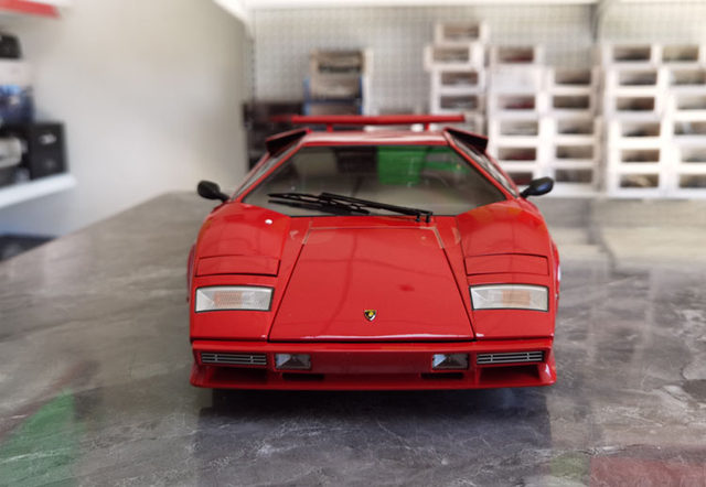 Jingshang 1/12 Lamborghini Countach LS500S alloy car model gift collection