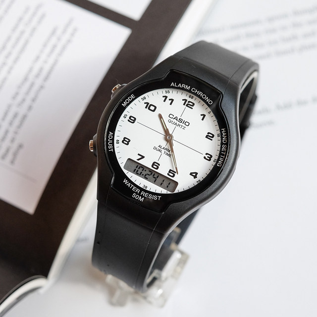 Casio dual display fashionable multi-function alarm luminous electronic ...