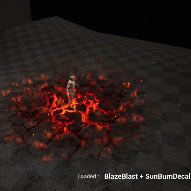 UE5 Unreal 5 AOE and Spell Decal VFX (with SFX) Mage skill special effects