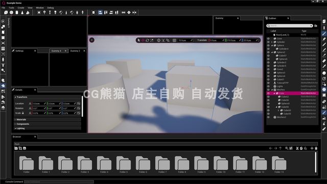 UE5 unreal 5 Quiet Docking System dynamic user interface build Blue