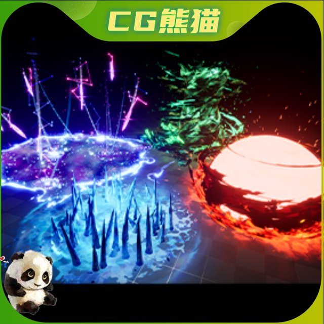 UE5 Unreal 5.3WolfGamesVFXPack various elements visual effects package