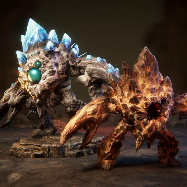 UE5 Unreal 5 Stone Beast Stone Monster Monster Character Role Drives ...