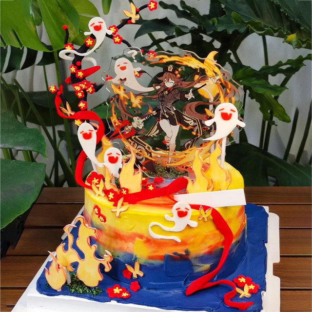 Genshin Impact Fulina Cake Children's Two-Dimensional Customized Anime ...