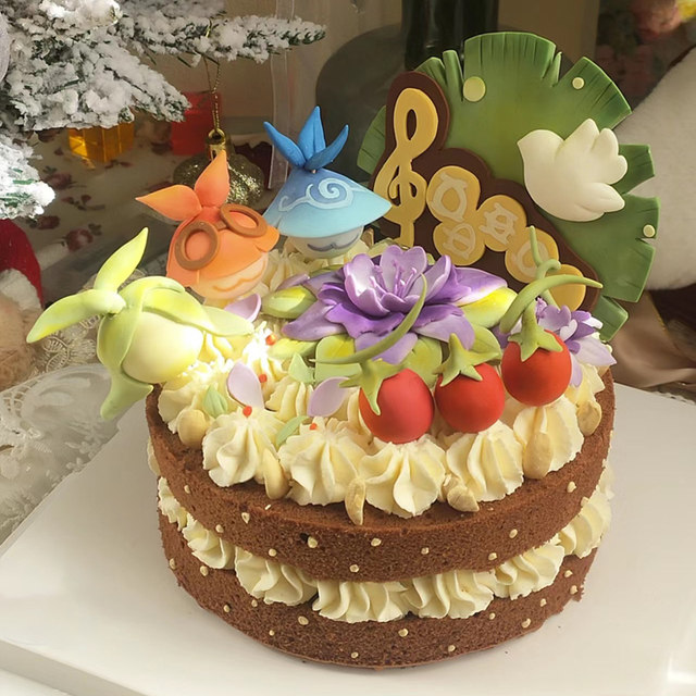Genshin Impact Fulina Cake Children's Two-Dimensional Customized Anime ...