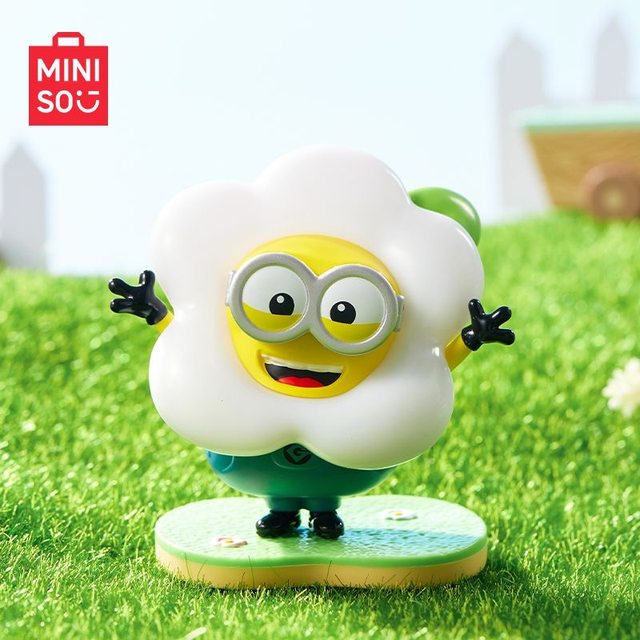 MINISO Minions Flower Park Series Surprise Gift Blind Box Cute and Cute ...
