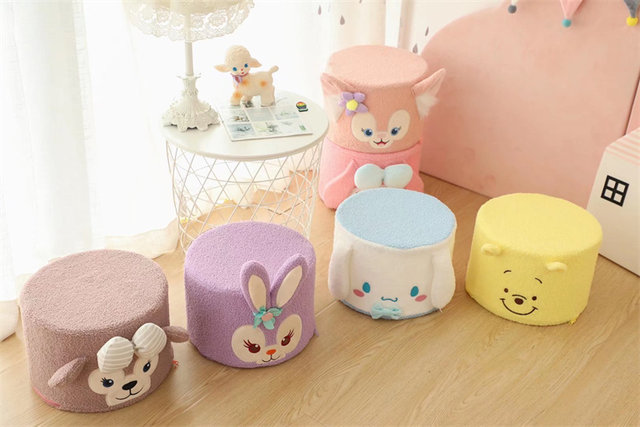 Girl Heart Melody Cinnamon Dog Kulomi Cute Round Stool Changing Shoe ...