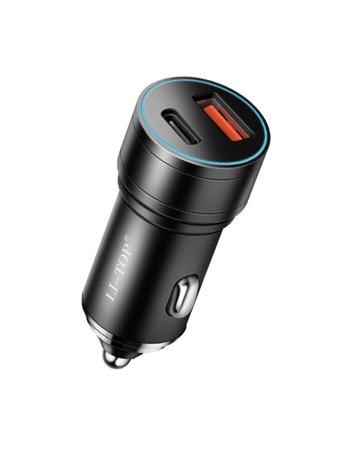 Lituo Qc20 Car Charging Head Aluminum Alloy Metal Dual USB Port Car 2 ...