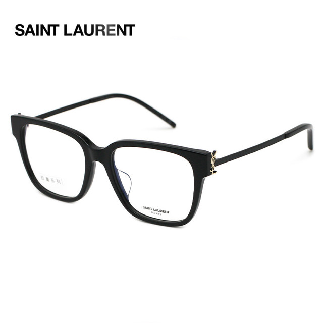 YSL Saint Laurent black frame plate ultra-light myopia optical glasses ...