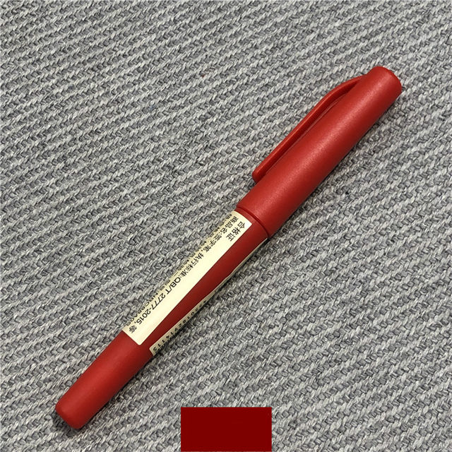 MUJI MUJI signature pen ink pen red blue deep indigo dark green apricot ...