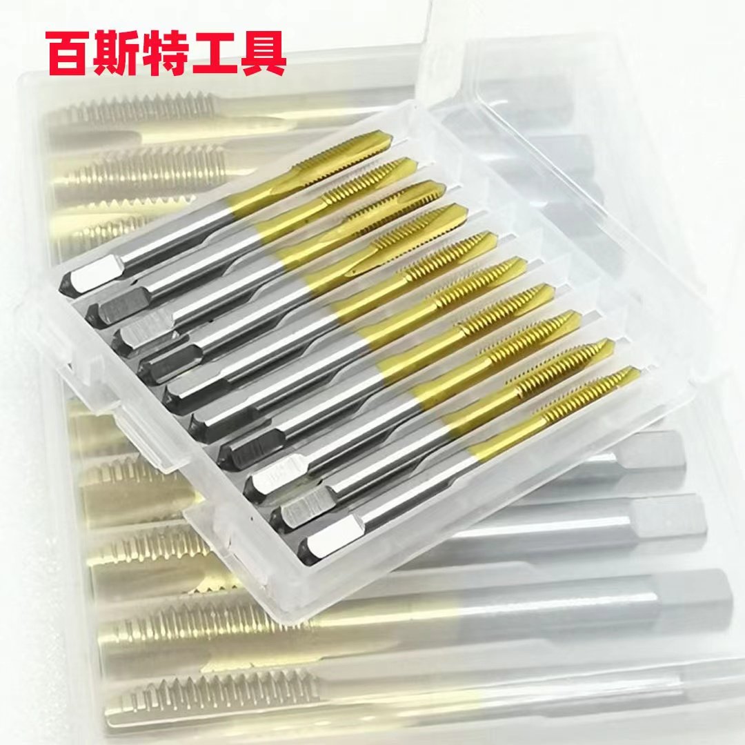 Leading-Edge Titanium Plating Machine Tap Set - M2 to M12 American Standard