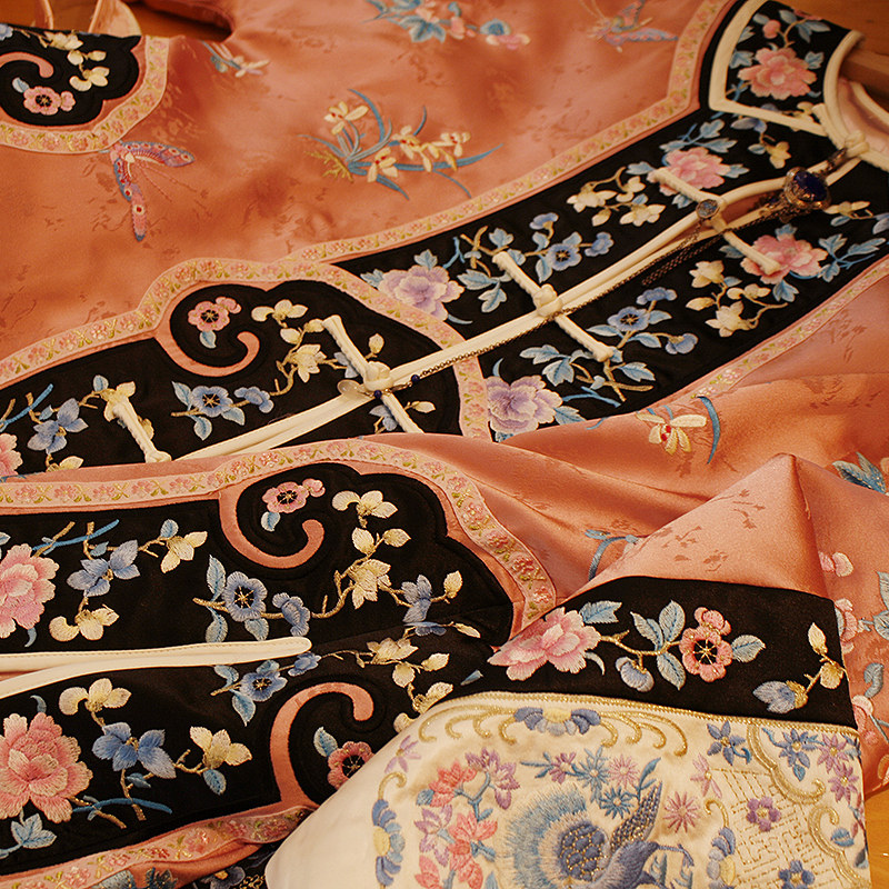 Yiyi Home Flowers Cash Acetate High-end Hand-Pressed Embroidered ...