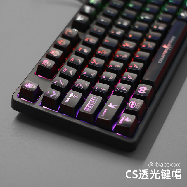 CS2 Counter-Strike personalized translucent keycaps adapt to ...