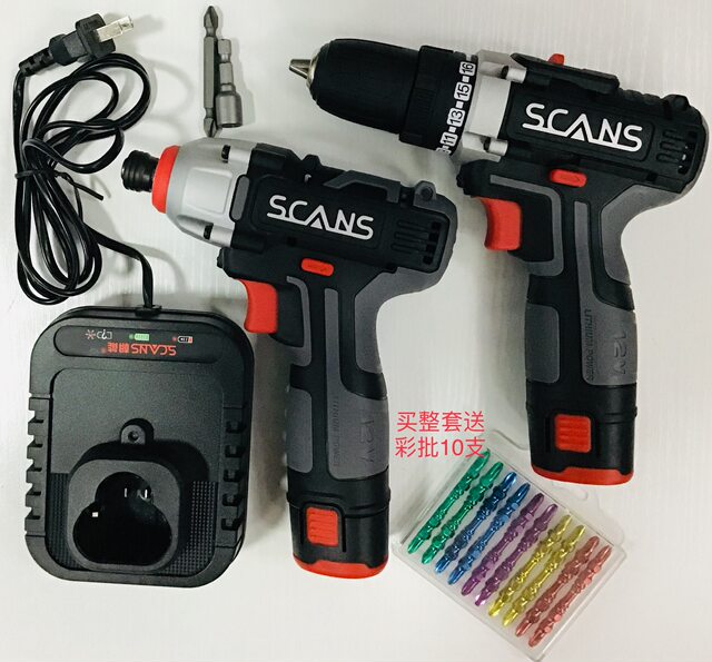Chaoneng set driver K211 combination set 12V driver machine 12V electric drill super power tool