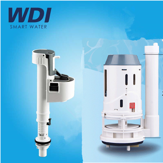 WDI large-caliber 3-inch hole outlet valve top double press toilet ...