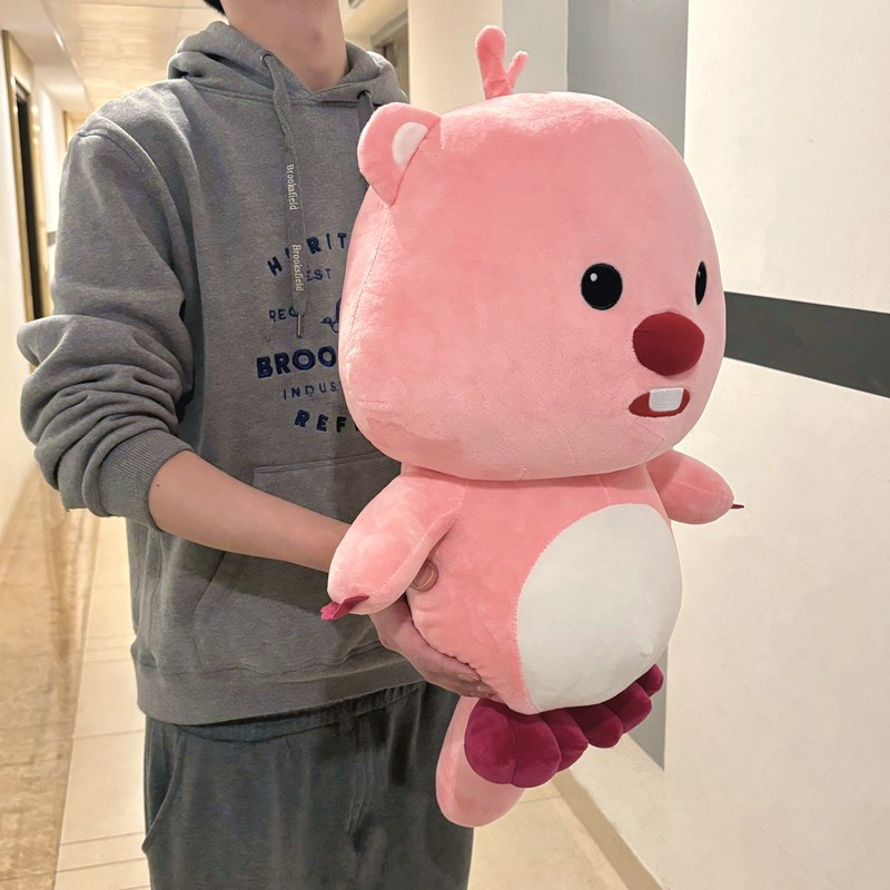 Zanmang Loopy Beaver Ruby 플러시 인형 - 대형