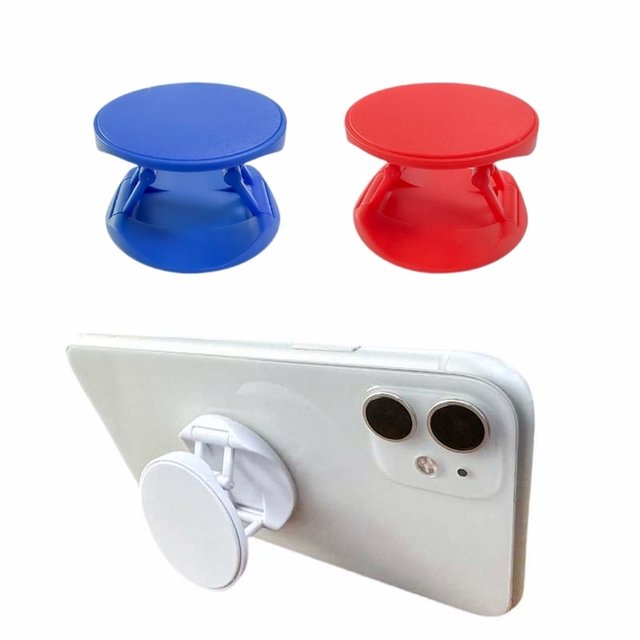 Mobile phone airbag stand portable acrylic DIY sticker telescopic ...