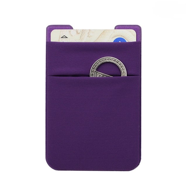 New Lycab mobile phone back sticker card sleeve double -layer card bag ...