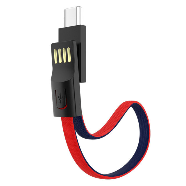 Mini keychain data cable short portable suitable for Apple Huawei typec ...