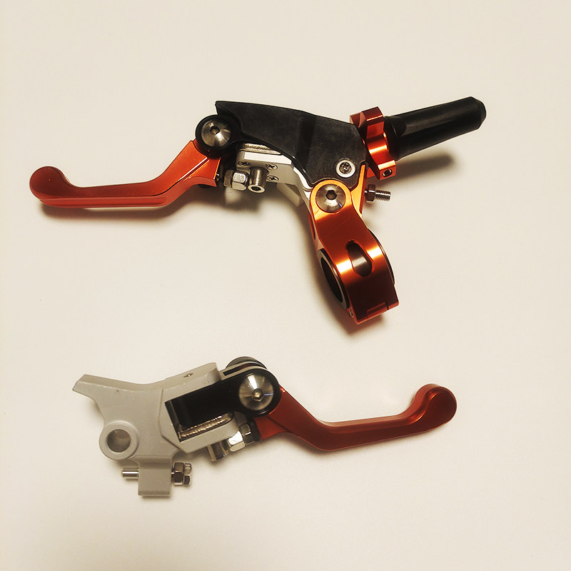 Off-road motorcycle universal modified labor-saving anti-fall clutch brake two 2-finger Bossier ...