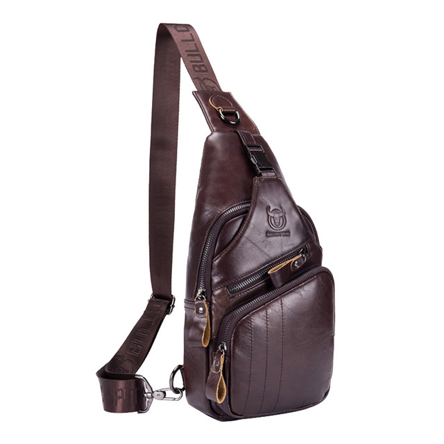Captain Cow Genuine Leather Shoulder Crossbody Bag Casual Men's Bag ...