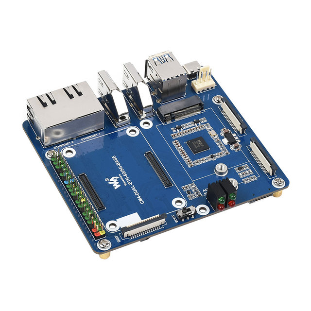 Weixue Raspberry Pi CM4 core board backplane IoT module dual Gigabit ...
