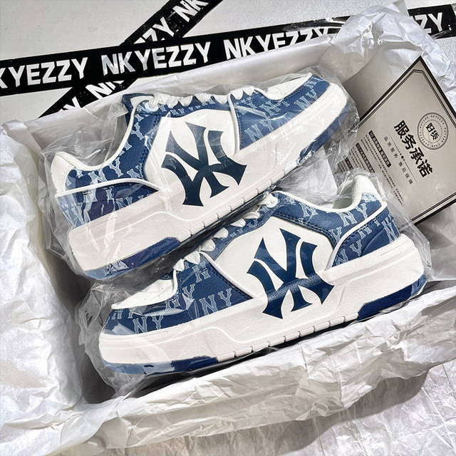 New York Yankees navy blue men's and women's shoes 2024 new authentic ...