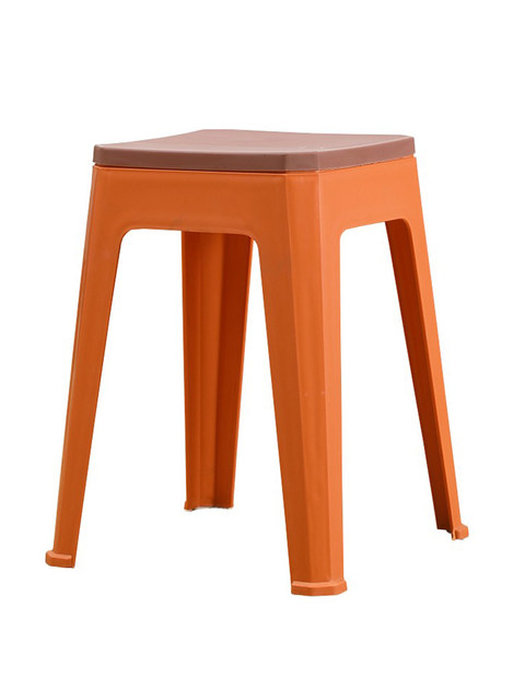 Plastic stool thickened home dining table cooked rubber stool simple ...